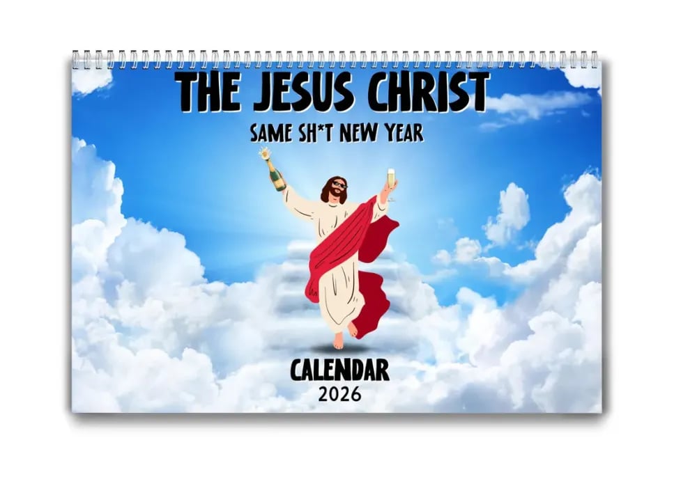 🔥Last Day 49% OFF - Funny Jesus Christ 2026 Satire Calendar – osimcarestore